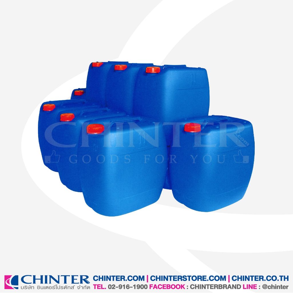 K-801-43 แกลลอนบรรจุสารเคมี HM-HDPE 30 ลิตร สีน้ำเงิน - CHINTER STORE
